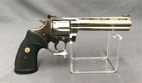 Colt Python 357 Mag Revolver Electroless Nickel Finish Albrecht
