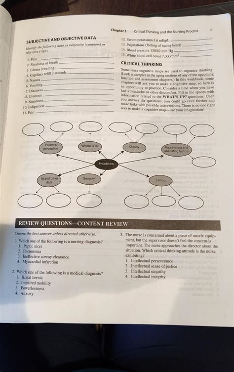Solved Subjective And Objective Data Identify The Following