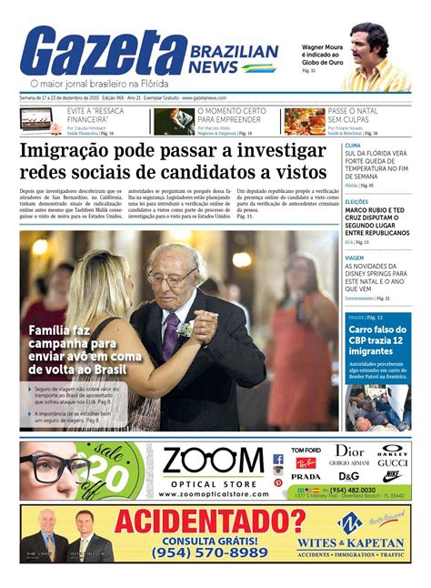Edição de a de dezembro de by Gazeta Brazilian News Issuu