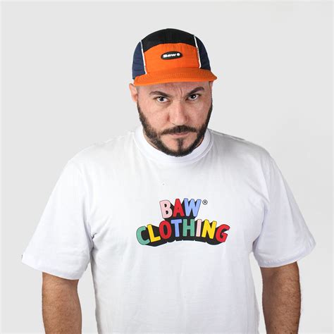 Boné Baw Five Panel Elipse Marinho E Laranja Baw Nohall Store