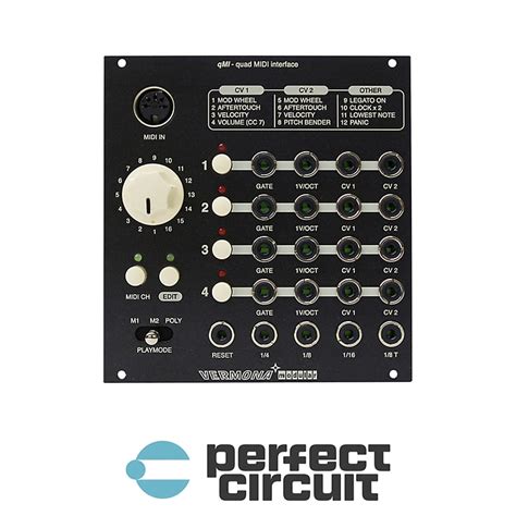 Vermona Qmi Quad Midi Interface V2 Demo Reverb