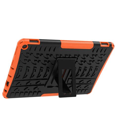 Amazon Fire Hd Fire Hd Plus Hybrid Rugged Stand Case Orange