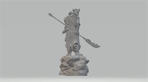 Stl File Guan Yu 3d Print Model・3d Printable Model To Download・cults