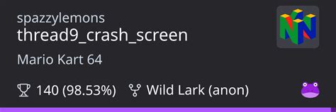 Thread Crash Screen Decomp Me
