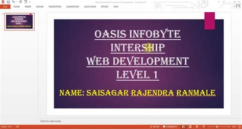 Saisagar Ranmale On Linkedin Internship Oasisinfobyte Oasisinfobyte