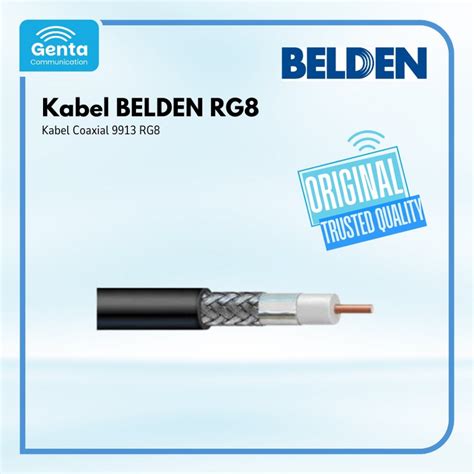 Jual Kabel Coaxial Belden Rg8 Kabel Belden Rg8 Rg 8 9913 100 Full