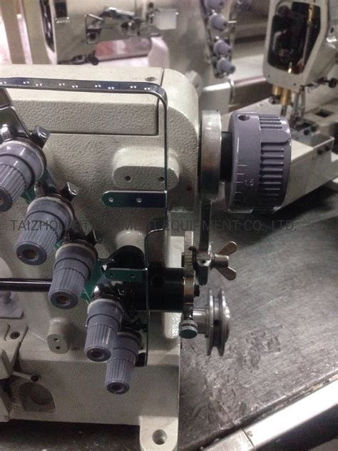 Flat Bed Interlock Elastic Industrial Sewing Machine With Fabric Cutter Fit 500 05cb