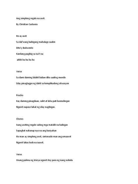 Ang Storya Ng Aking Kaibigan Pdf