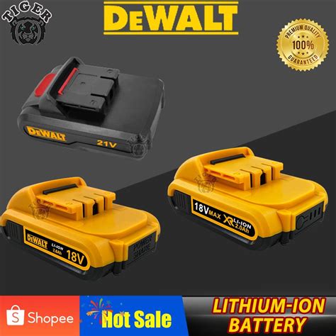 DeWALT V Lithium Ion Battery V Rechargeable Li Ion Battery For Power Tools Shopee Philippines