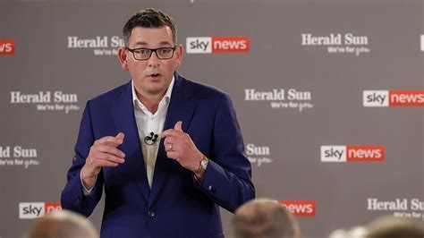 Victorian Election Daniel Andrews Matthew Guy Face Voters In Live