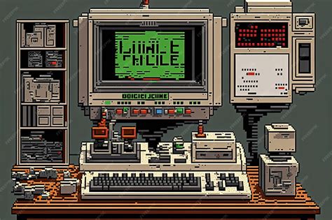 Premium Ai Image Pixel Art Science Lab Chemistry Lab Background In