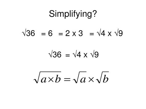 PPT Simplifying Surds PowerPoint Presentation Free Download ID