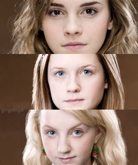 Hermione Granger Luna Lovegood Ginny Weasey
