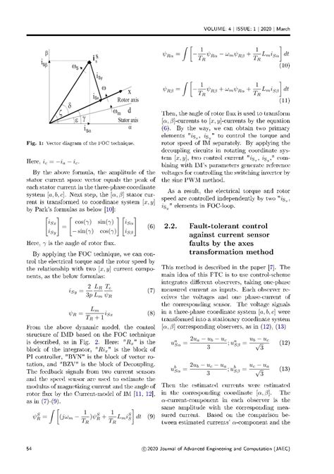 An Enhanced Fault Tolerant Control Against Current Sensor Failures In