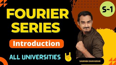 Fourier Series S 1 Maths 3 Engineering Maths Engineering Second
