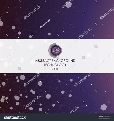 Molecular Structure Form Sphere Vector Illustration Vector De Stock