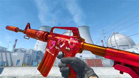 [cs2 Concept Skin] Inspecting M4a1 Ruby With 4x Mouz Paris Holo Ingame