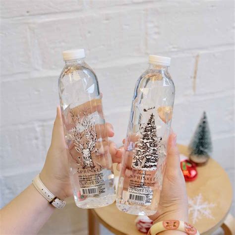 Sprinkle ขวดลิมิเต็ด ไอเดียเก๋ สแกน Qr Code ใต้ฝาออกแบบการ์ดคริสต์มาส