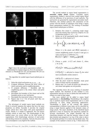 A Brief Review Of Segmentation Methods For Medical Pdf