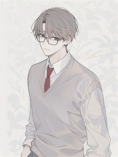 Pin By Taytshun On Art Anime Guys With Glasses Guy Drawing Anime