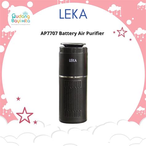 Jual LEKA AP7707 Battery Air Purifier HEPA13 Filter Sinar UV C
