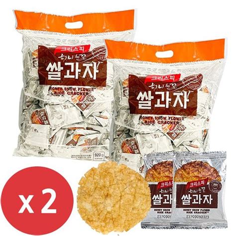 크리스피 허니 눈꽃 쌀과자 920g X 2개 홈플러스 택배배송