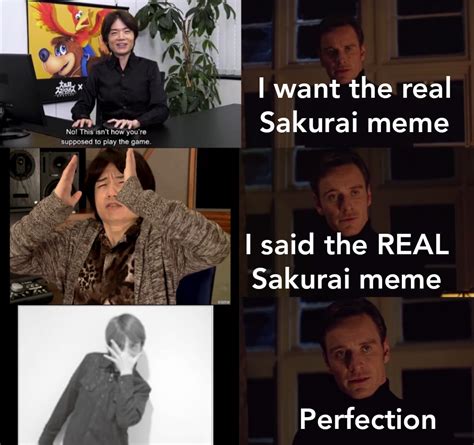 The Real Sakurai Meme Which One Is Tour Favorite Smashbrosultimate