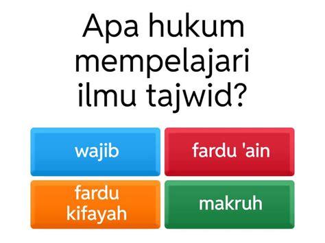 Khat Imla And Tahsinul Qiroah Quiz