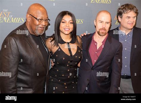 New York Usa 17th Mar 2019 Bill Riddick Taraji P Henson Sam