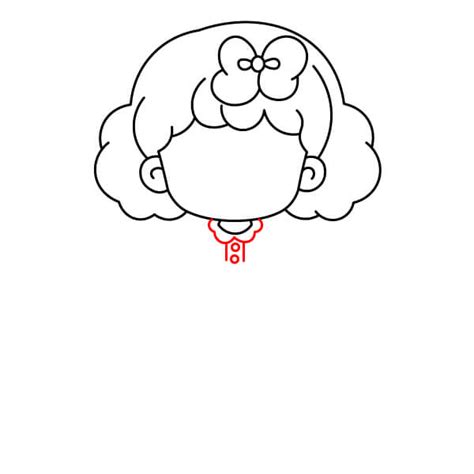 Step 7 Draw The Dressbody