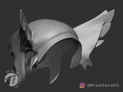 3d File Hawkgirl Helmet From Dc Comics Fan Art 3d Print Model 🪖・3d
