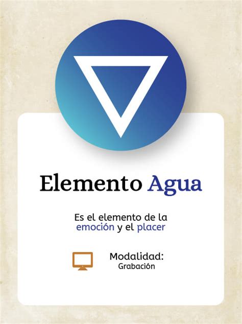 Módulo 4 Elemento Agua
