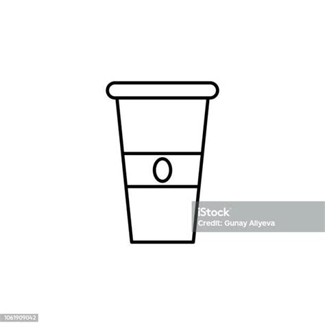 커피 개념 선 아이콘입니다 간단한 요소 그림입니다 패스트 푸드에서 커피 개념 개요 기호 디자인 설정합니다 웹 및 모바일 Ui Ux에 대 한 사용할 수 있습니다 스케치에 대한