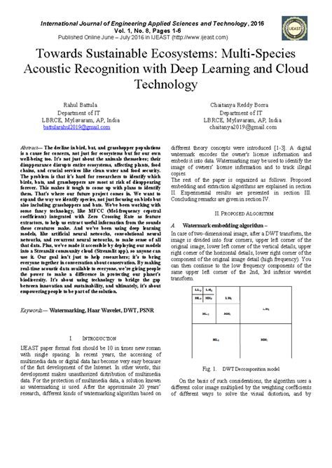 Ijeast Format Vol 1 No 8 Pages 1 Published Online June July 2016 In Ijeast Ijeast