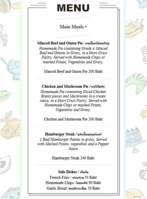 New Menu From 214 Part 2 Surin Farang Community Forum