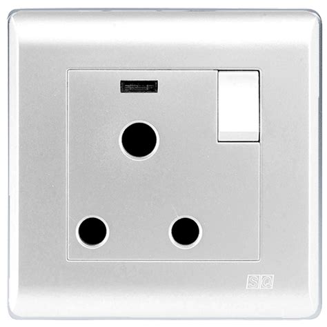 15a 1 Gang 3 Pin Socket Sq Group Total Green Power Solution
