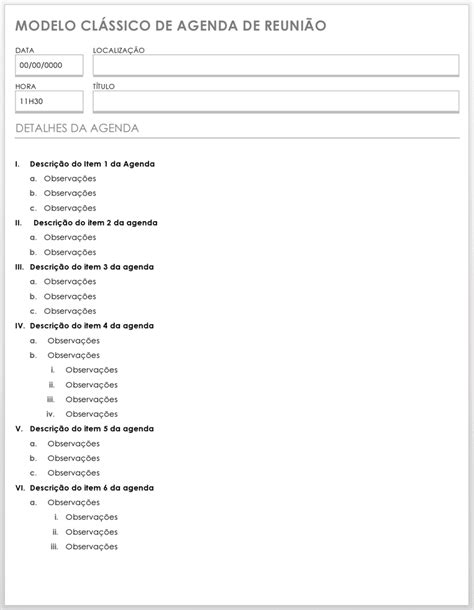 Exemplo De Acta De Reuniao De Trabalho