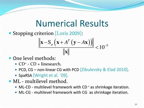 ppt a multilevel iterated shrinkage approach to l 1 penalized least