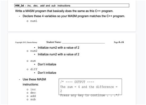 Solved In Masm And Display Output Last Screenshot Is How