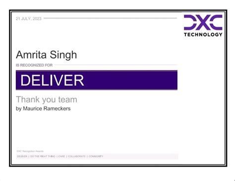 Amrita Singh On Linkedin Deliver Dxctechnology India