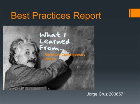 best practices report ppt