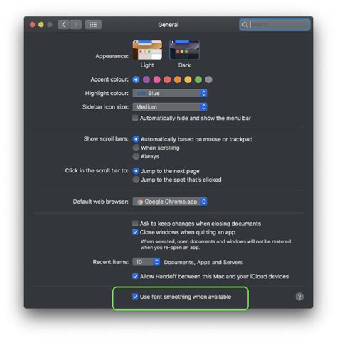 How To Fix The Font Rendering On Macos 1014 Mojave · Stans Blog