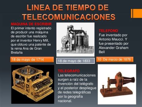 Linea De Tiempo De Las Telecomunicaciones
