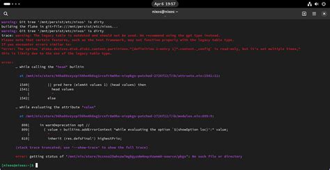 Error Getting Status Of Mntnixstore Sourcepkgs No Such