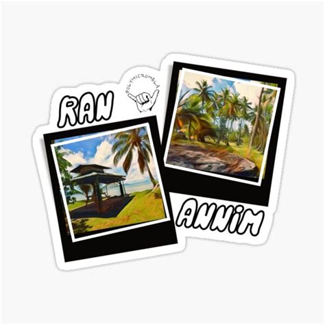Retro Style Pictures Chuuk Ran Annim Sticker For Sale By