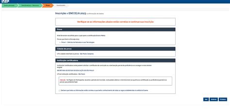 Como fazer a inscrição do Encceja 2023 passo a passo imagens