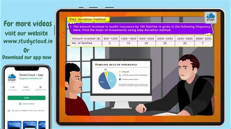 Maths Statistics Step Deviation Method Class 10 Youtube