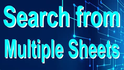 Excel Magic Trick 75 Bangla Search From Multiple Sheets Youtube