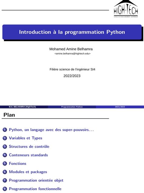 Initiation Python 3 Pdf