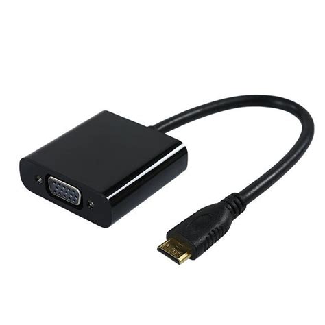Gold Plated Mini Hdmi Male To Vga Female Adapter China Hdmi To Vga